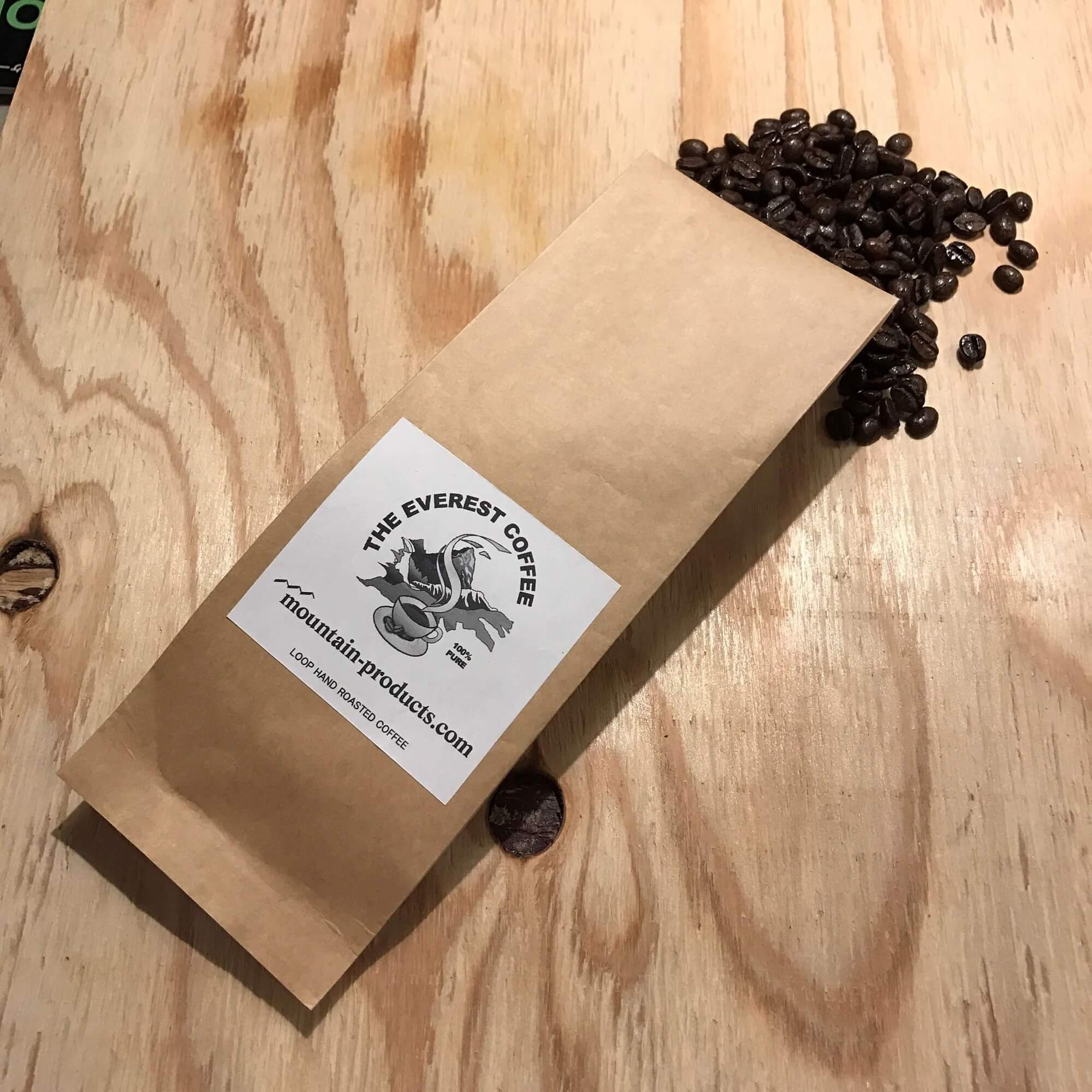 THE EVEREST COFFEE Roasted beans 200g package 豆 アウトドアとキャンプの専門店:マウンテンプロダクツ